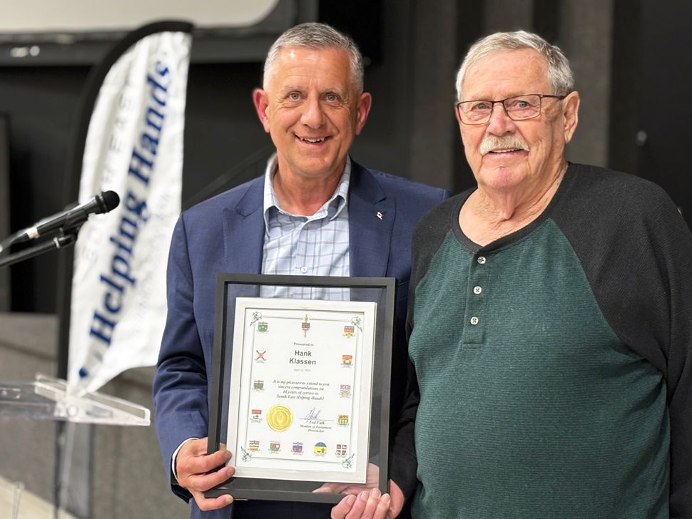 Retired local legend celebrated after 44 years of service - SteinbachOnline.com - Local news ...